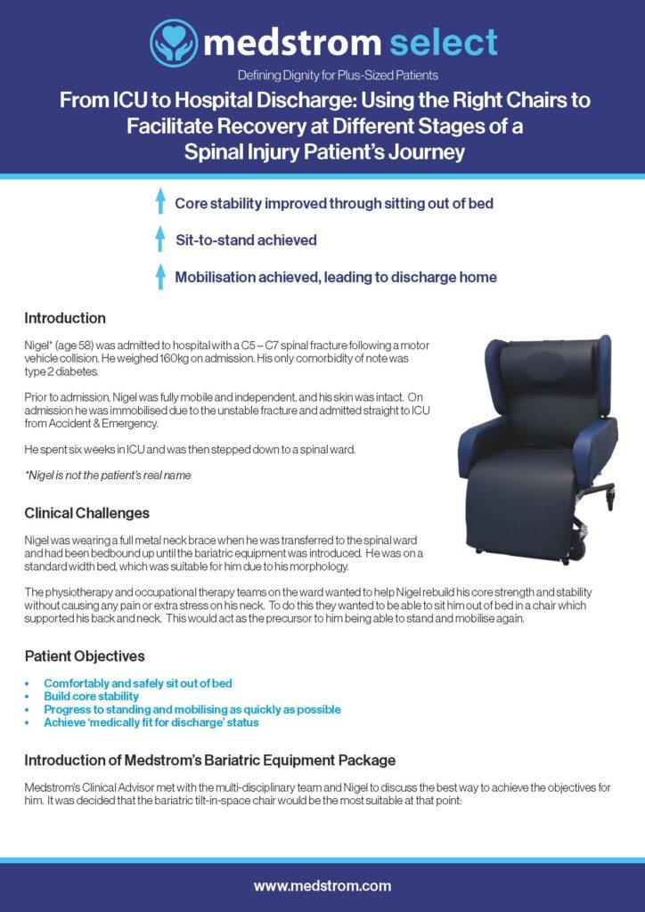 Bariatric Equipment Case Studies: Medstrom Select - Medstrom